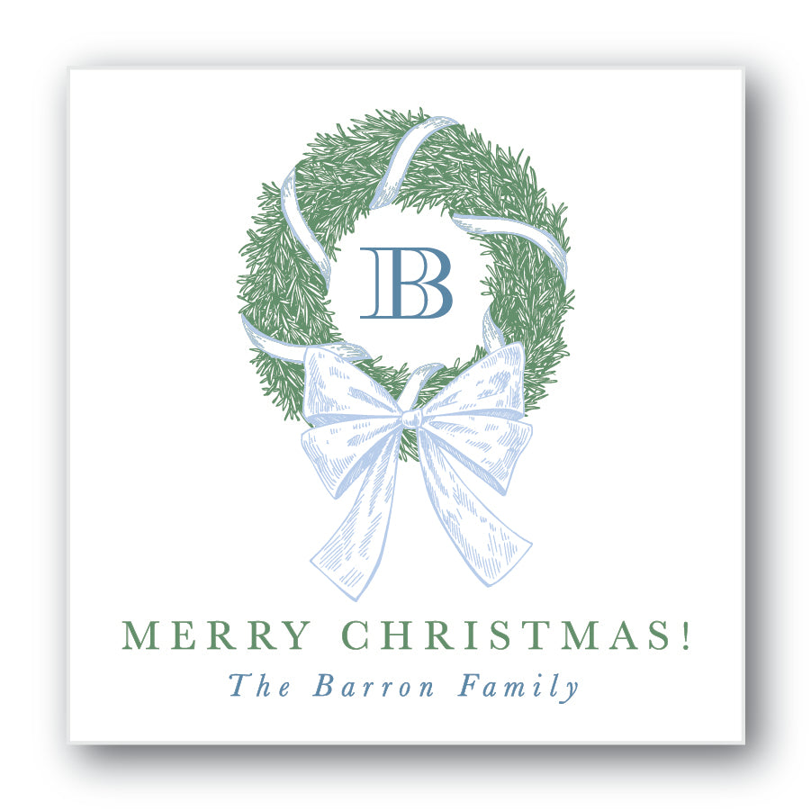 The Barron Family Christmas Sticker – Ledgewood Fine Stationery