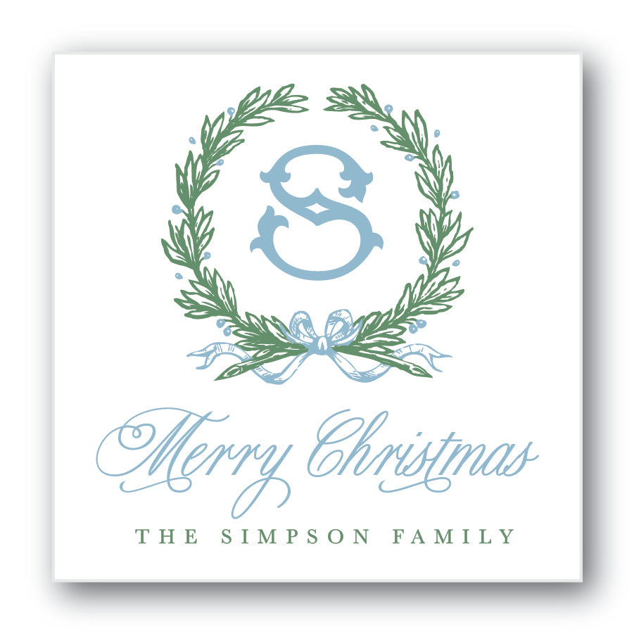 The Simpson Family Christmas Sticker – Ledgewood Fine Stationery