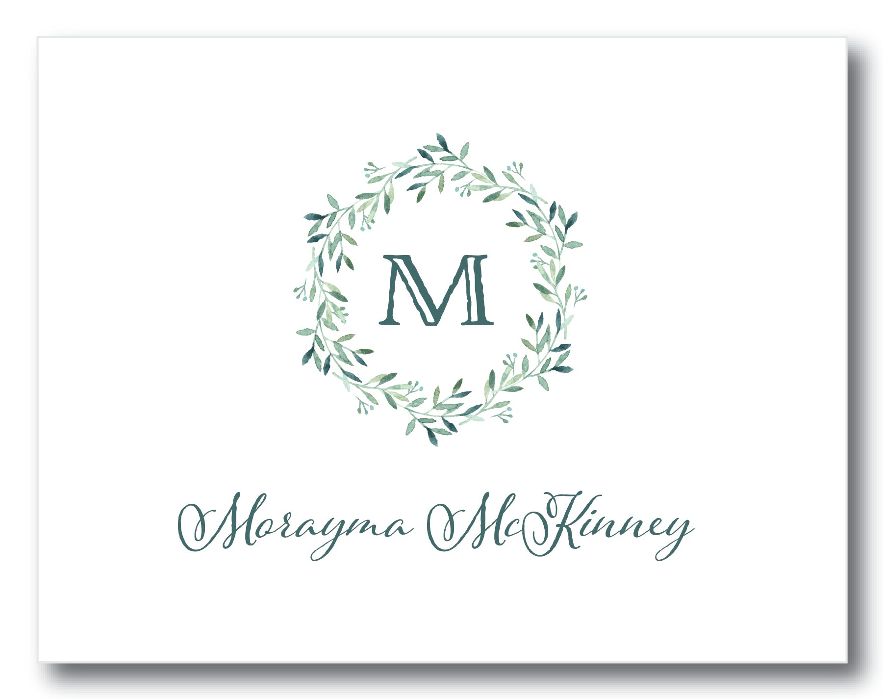 The Morayma Folded Note Card – Ledgewood Fine Stationery
